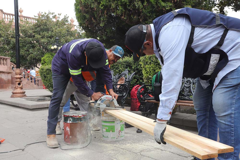 Talacha en la Plaza de Armas